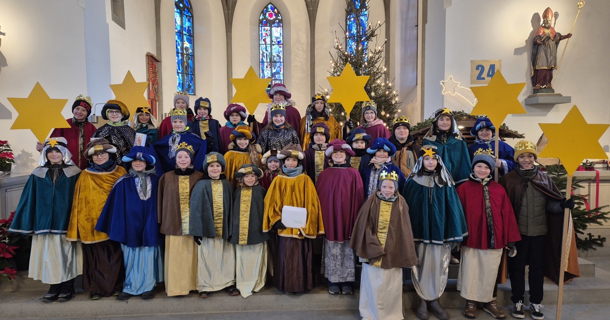 Sternsingerkinder brachten Segen und Hoffnung zu den Menschen | Der Rheintaler