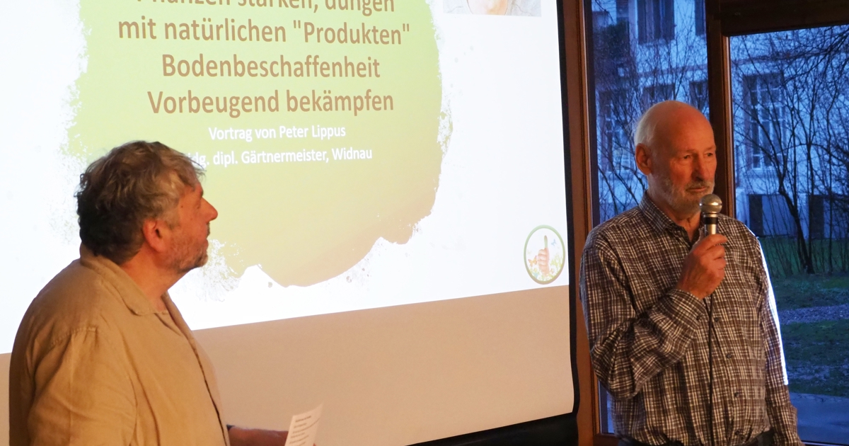 Gartenfachmann Peter Lippus besuchte den Neugass-Treff | Der Rheintaler