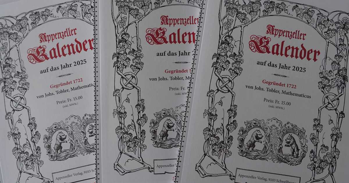 Aussen traditionell, innen modern – der 304. Appenzeller Kalender ist ...