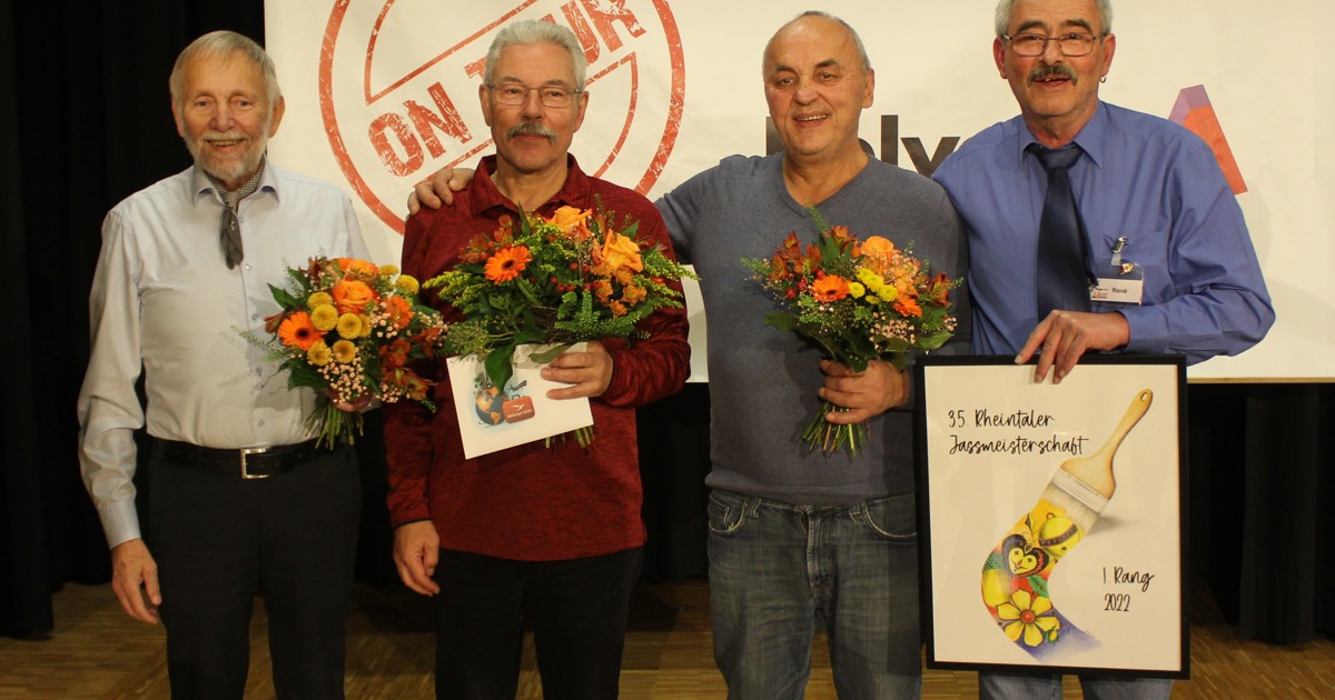 René Vetsch heisst der König der 35. Rheintaler Jassmeisterschaft | Der ...