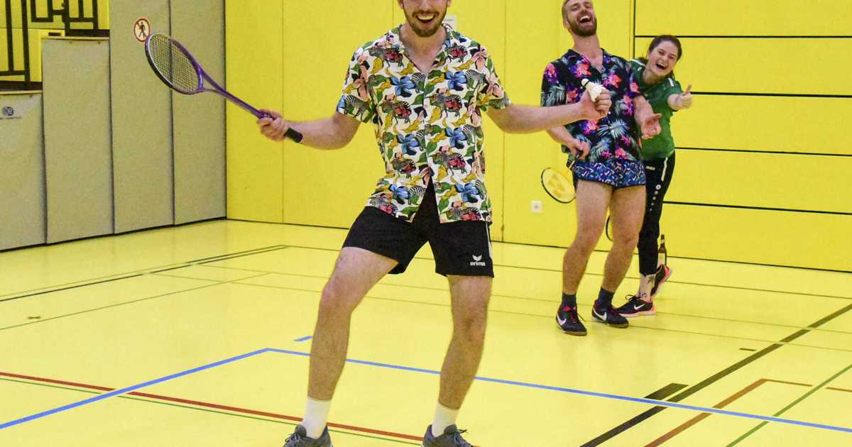 Badminton-Grümpelturnier in Heerbrugg mit Racket, Federball und viel ...