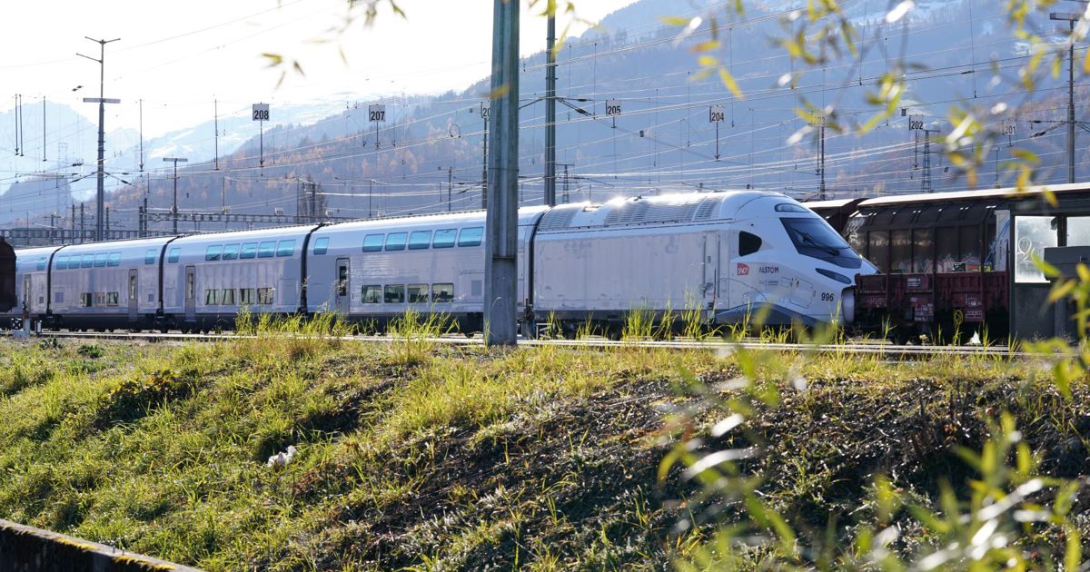 Am Bahnhof Buchs entdeckt: TGV-Prototyp auf der Durchreise | Der Rheintaler