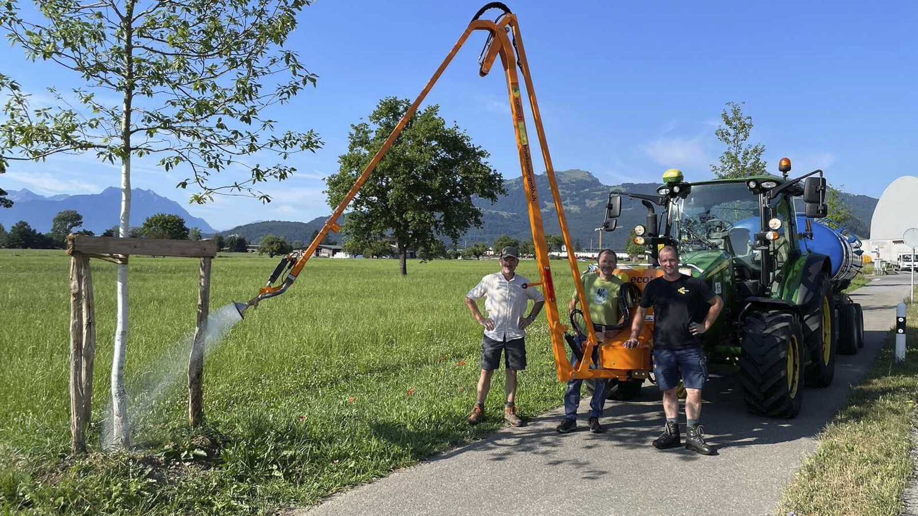 Verein hat mit Landschaftsgestaltern 25 Bäume am Südring gepflanzt ...