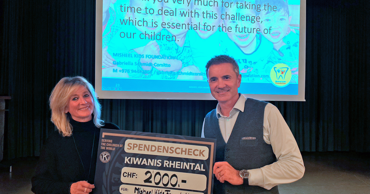 Gemeinsam für Kinderlächeln: Kiwanis Club unterstützt Misheel Kids ...