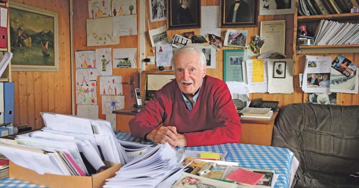 Ernst Züst hat das Ortsmuseum aufgebaut und mit Raritäten bestückt ...